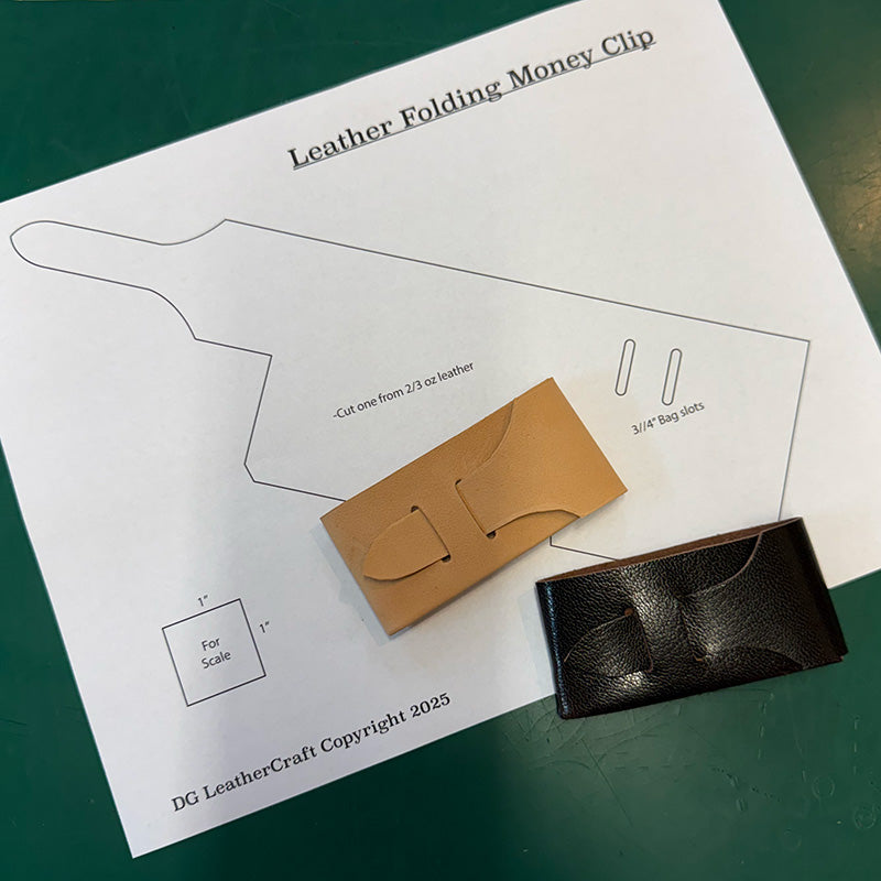 Folding Leather Money Clip – DG Saddlery Store